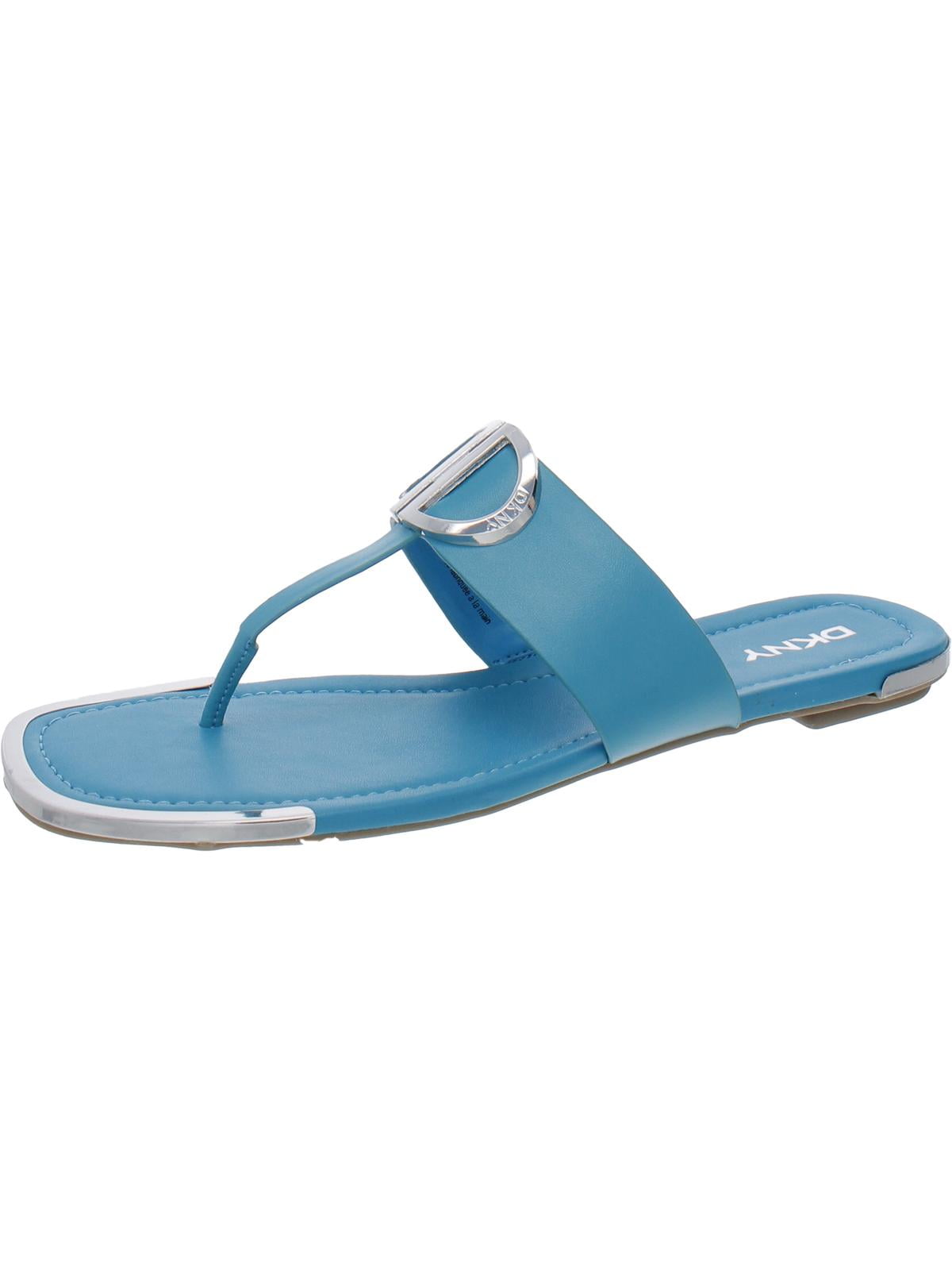 DKNY Womens HALCOTT Thong Open Toe Slide Sandals - Walmart.com
