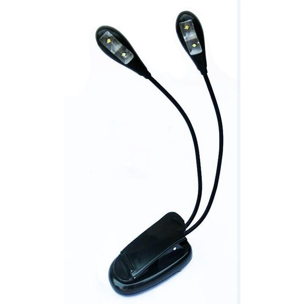 Lightahead Flexible LED Clip On Book Reading Light with 2 Adjustable ...