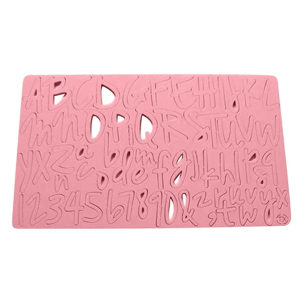 DPTALR Diy Alphabet Number Cake Stamp Unique Fondant Shape Cake Fondant ...