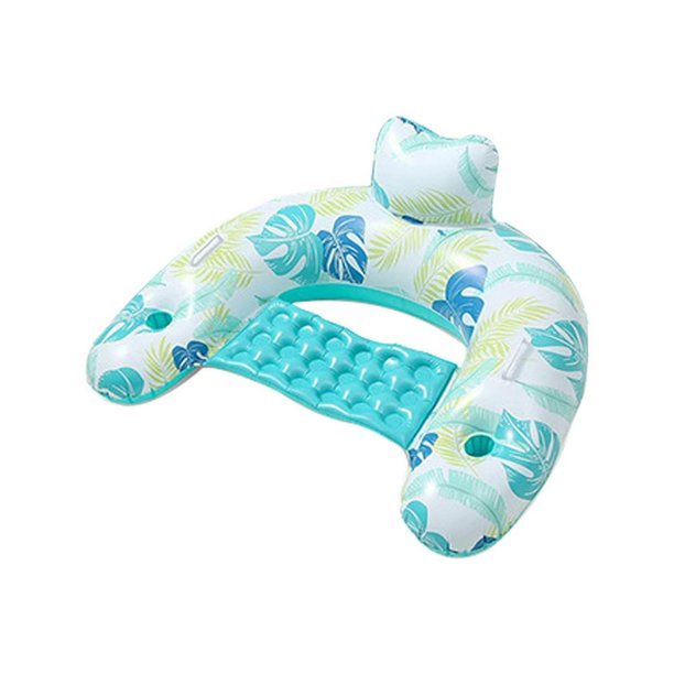 EASTIN PVC Pool Floating Chair Foldable Inflatable Water Lounger Float ...