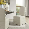 Madison Park Foster Set of 2 High Back Dining Chairs with Skirts See ...