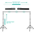 Ktaxon Background Support Stand Photo Backdrop Crossbar Kit Lighting ...