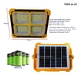 Portable Solar LED Floodlight Rechargeable IP66 Waterproof Flood light ...