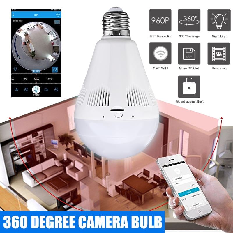 Click here for Generic 3d Wifi 360 Degree Light Bulb Camera Led N... prices