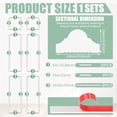 2 Sets Peel And Stick Door Moulding Kit 3-layer Premade Panels Molding ...