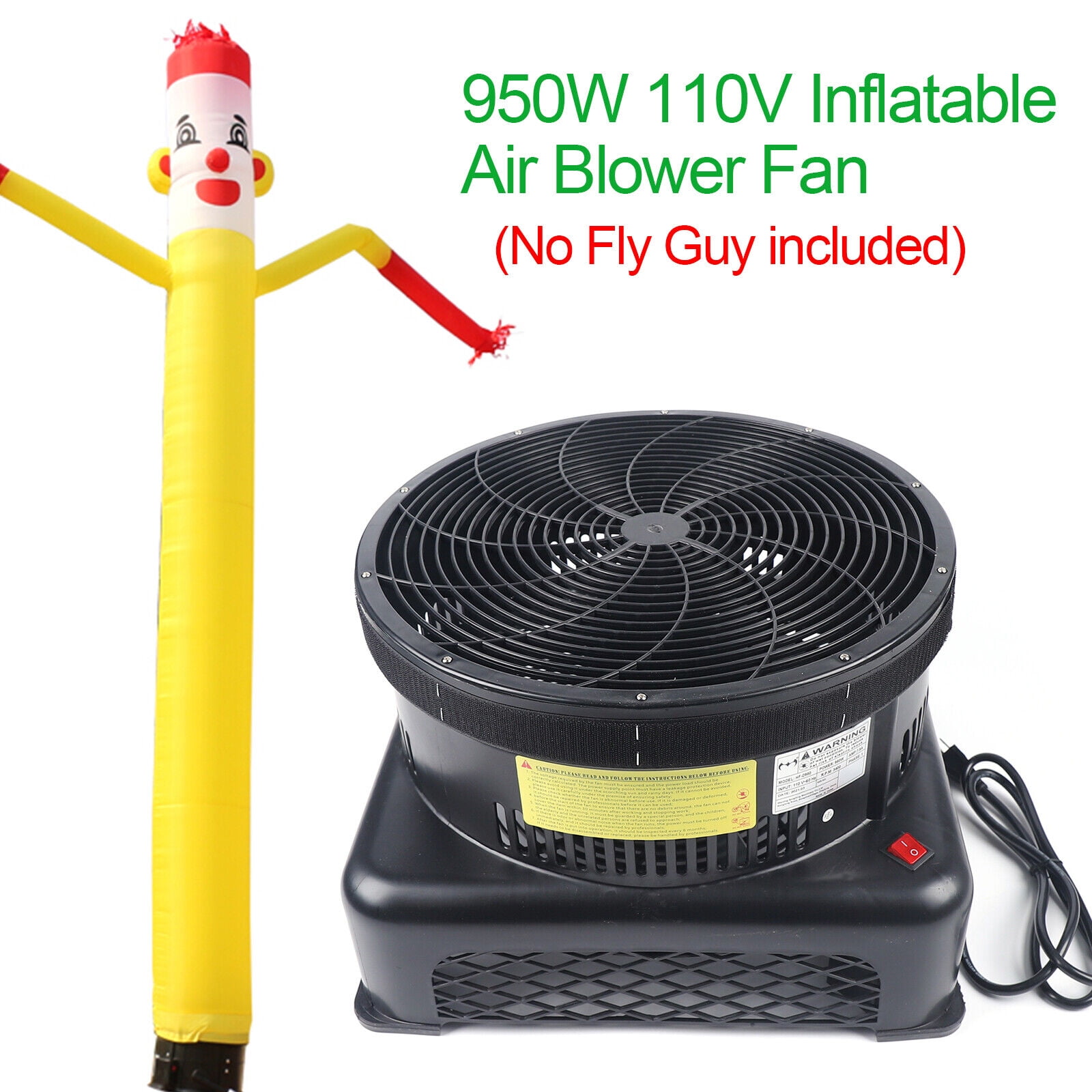 DENEST 950W Wind Tube Man Air Tube Puppet Inflatable Sign Air Blower ...