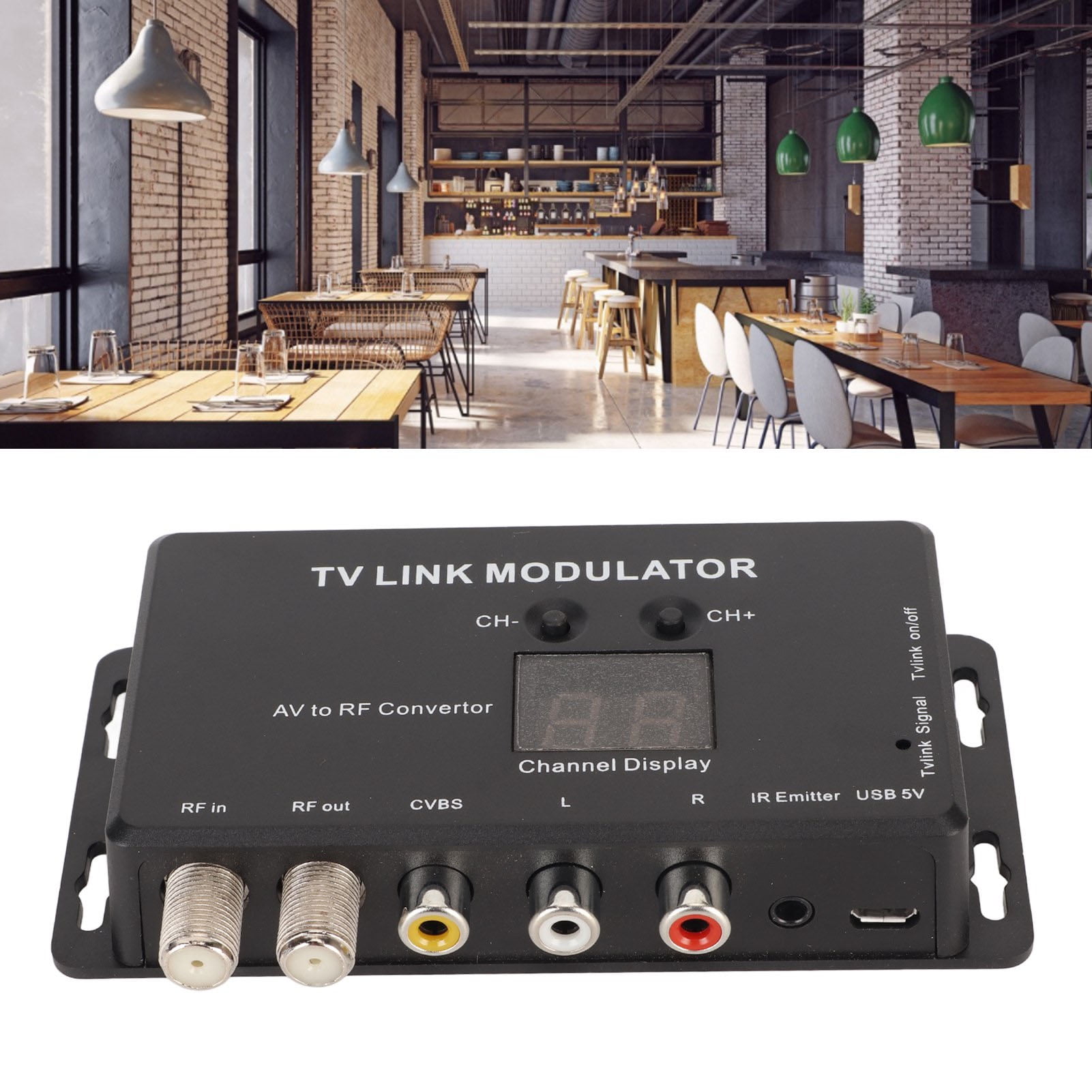 Modulador De Enlace De TV, Compatible Con PAL NTSC Modulador De RF ...