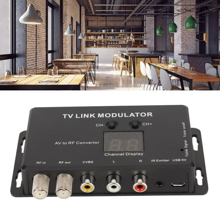 TV Link Modulator, 471.25 MHz To 885.25 MHz AV To RF Stable RF ...