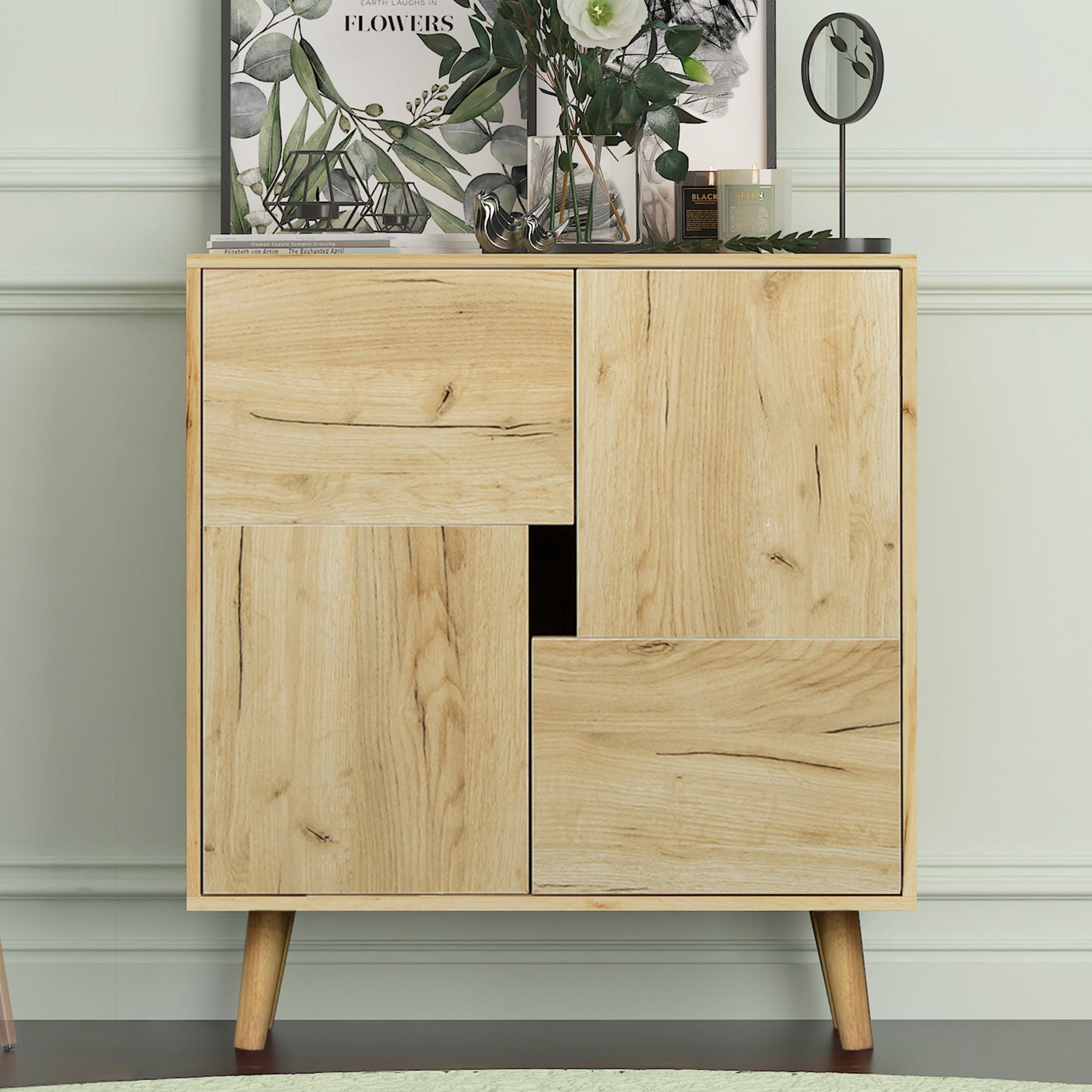 Kitchen Sideboard, Freestanding Storage Cabinet with Storage, Buffet ...