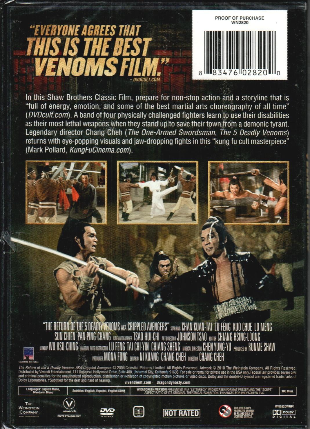 Five Deadly Venoms Poster