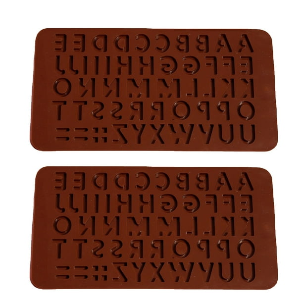Silicone letter mold and digital chocolate mold 2 pieces of happy ...