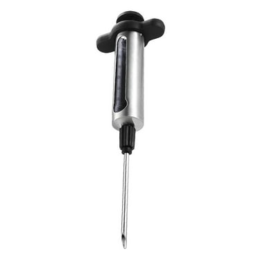 Heavy Duty Stainless Steel Meat Injector Kit, 2 oz Turkey Flavor ...