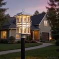 Luxury Craftsman Post Light, White, UKC10011 - Walmart.com