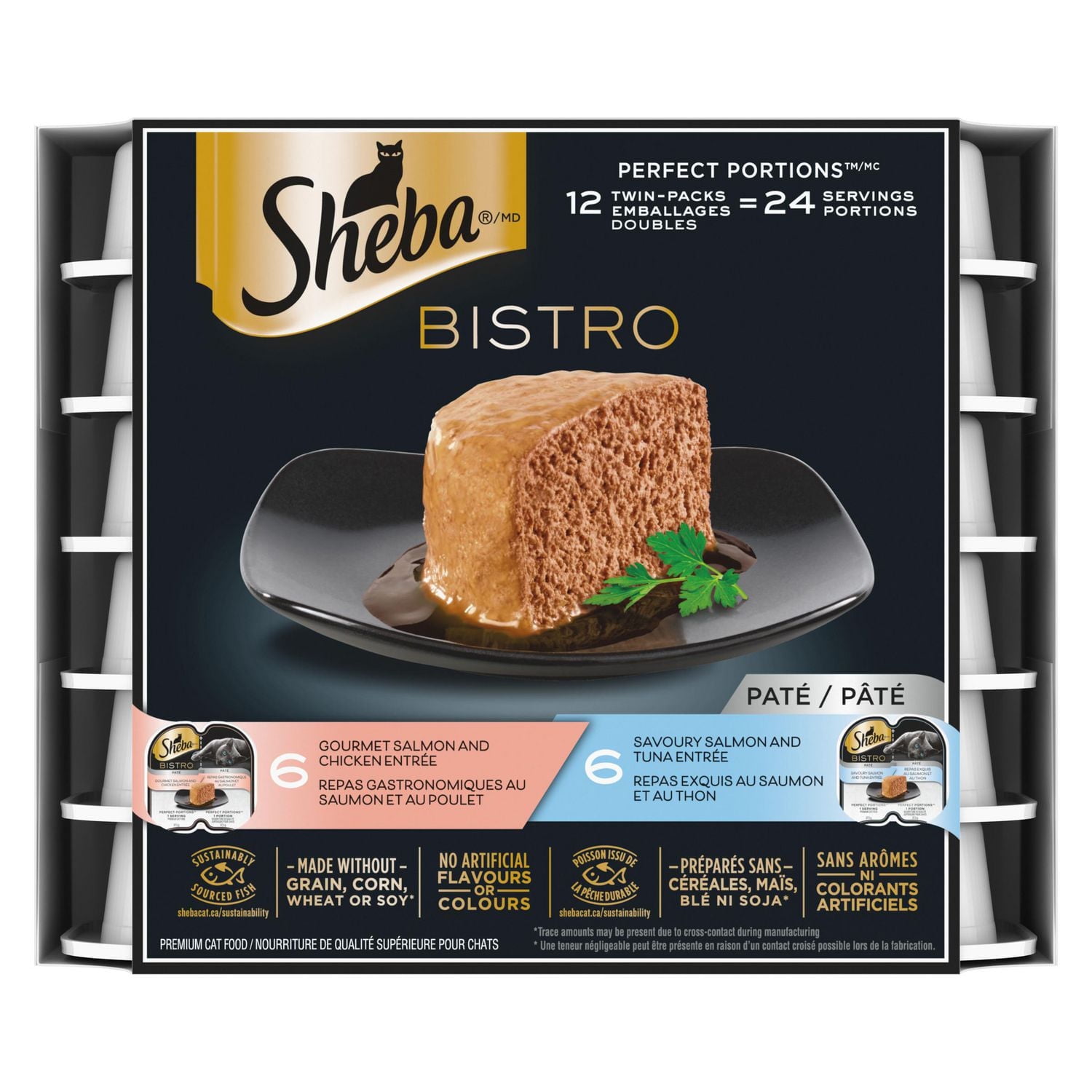 Click here for Sheba Bistro Perfect Portions Salmon & Chicken And... prices