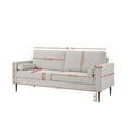 BSHTI 78 inch Upholstered Sofa with high-tech Fabric Surface ...