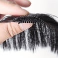 Air Bangs Hair Styling Tools Hair Clip-In Extension Human Hair Fringe ...