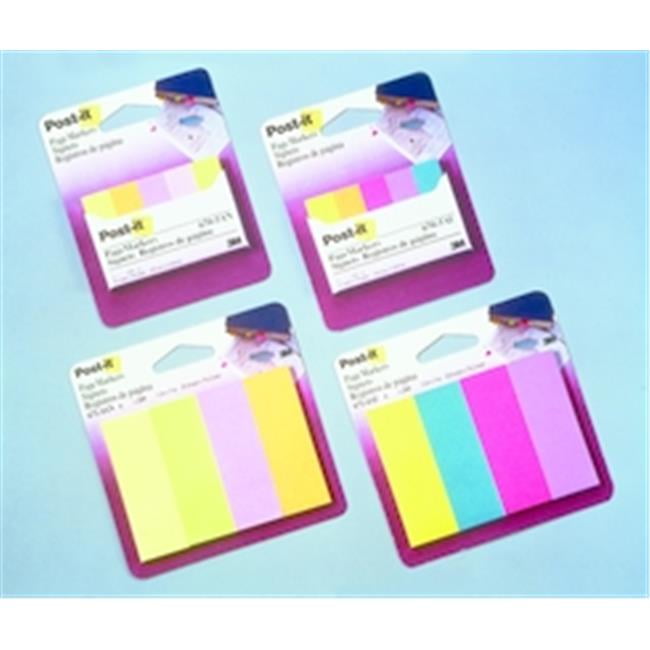 3M 59806 Post-It Tape Flags Page Markers - Walmart.com
