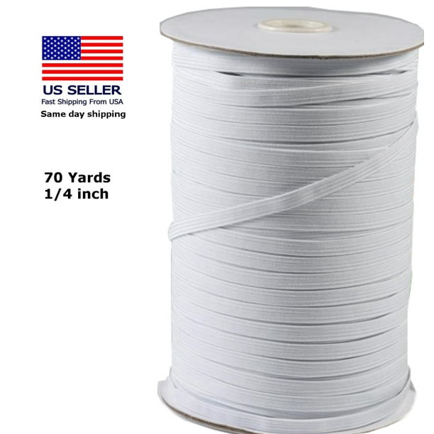 Elastic bands for sewing 1/4 inch for mask, flat elastic bands 1/4 inch ...
