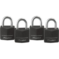 Master Lock Standard Size 3-Pack Keyed-Alike Vinyl-Covered Brass ...