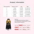 Aislor Girls Sequin Fringe Sleeveless Halter Neck Tassel Bodysuit ...