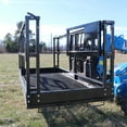 Titan Attachments 4' x 9' 8" Mesh Telehandler Work Platform, Safety Man ...