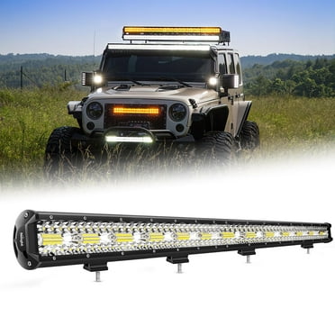 Free Shipping! Nilight LED Light Bar 37Inch 468W Triple Row Flood Spot ...