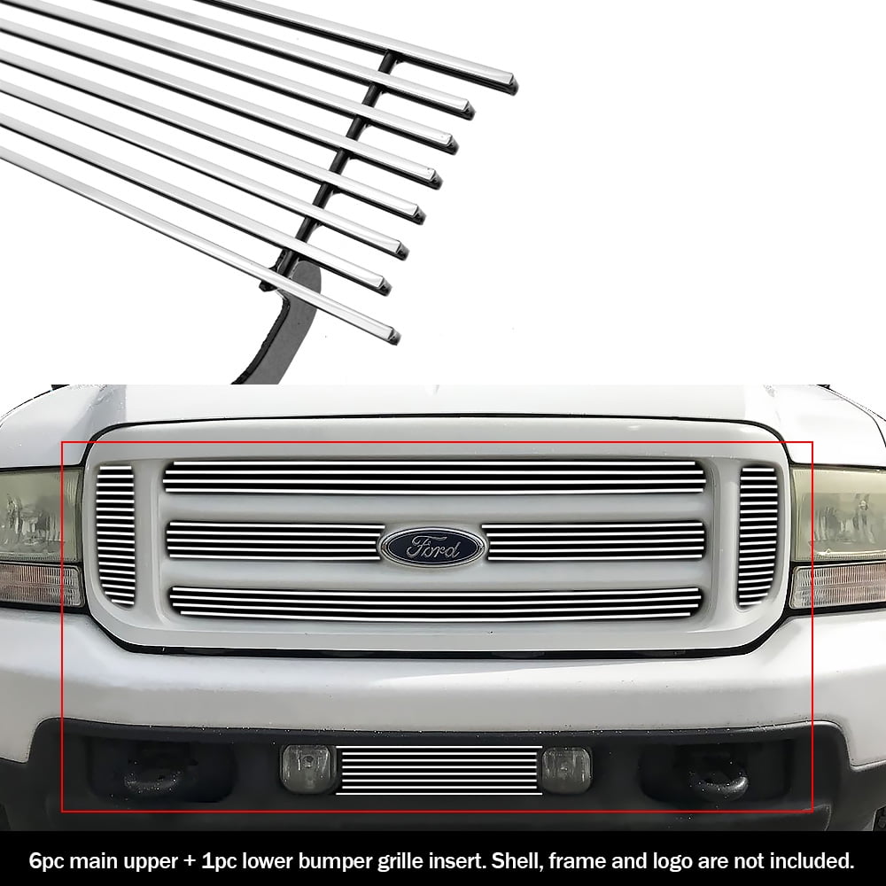 Compatible with 1999-2004 Ford F-250 F-350 Super Duty Excursion Billet ...