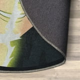 Well Woven Miraculous Ladybug Double Face Cat Noir Gray 5'3" Round Rug ...