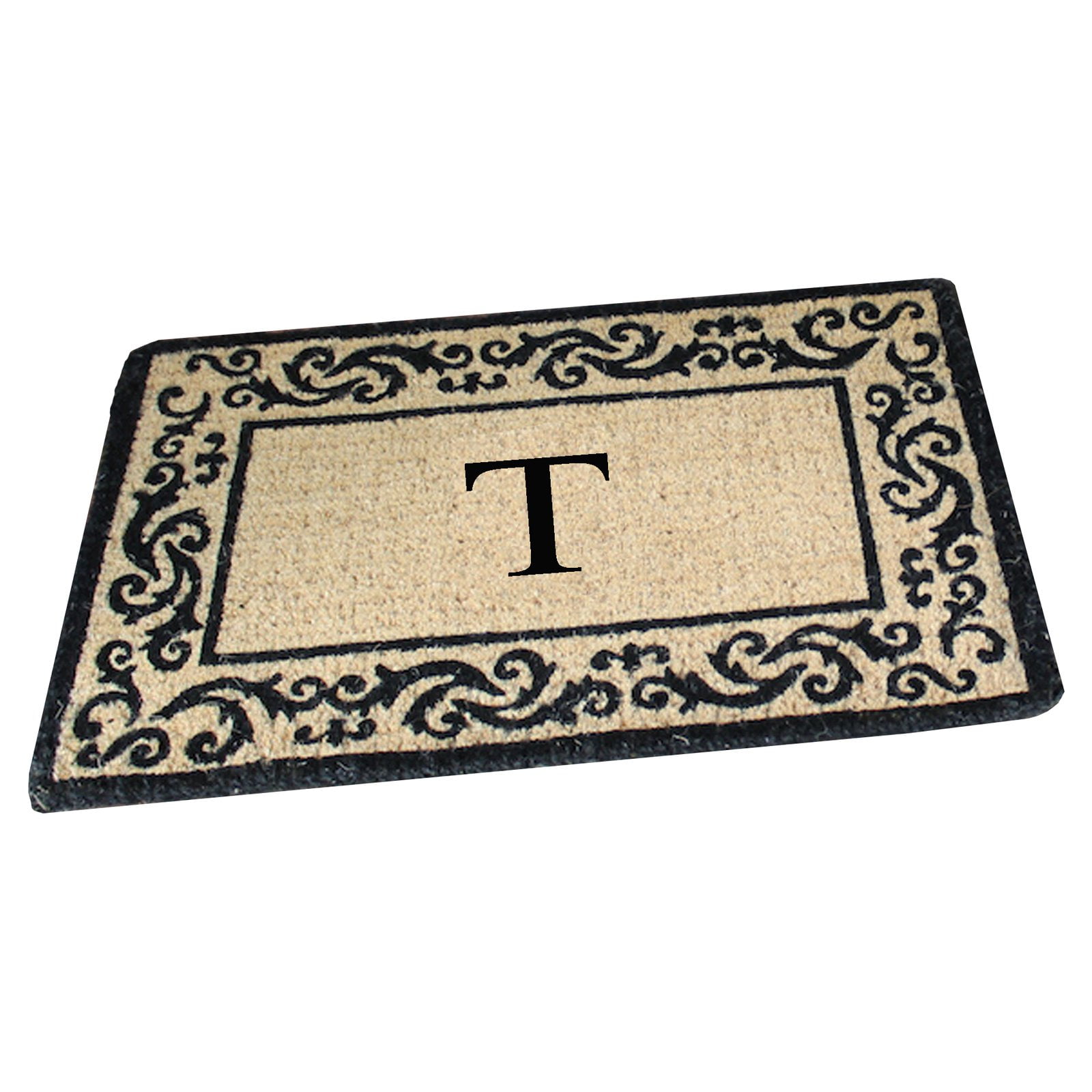 First Impression Filigree Monogrammed Outdoor Door Mat - Walmart.com