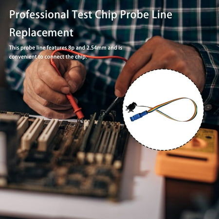 thinsony 8P 2.54mm Test Chip Probe Line Portable Fast Replacing Spare ...