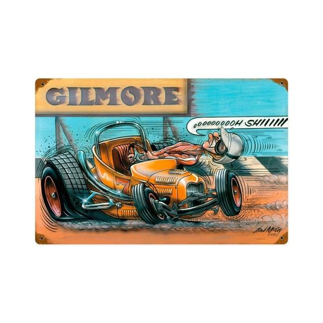 Bob McCoy BMC016 Gilmore Racer Vintage Metal Sign - Walmart.com