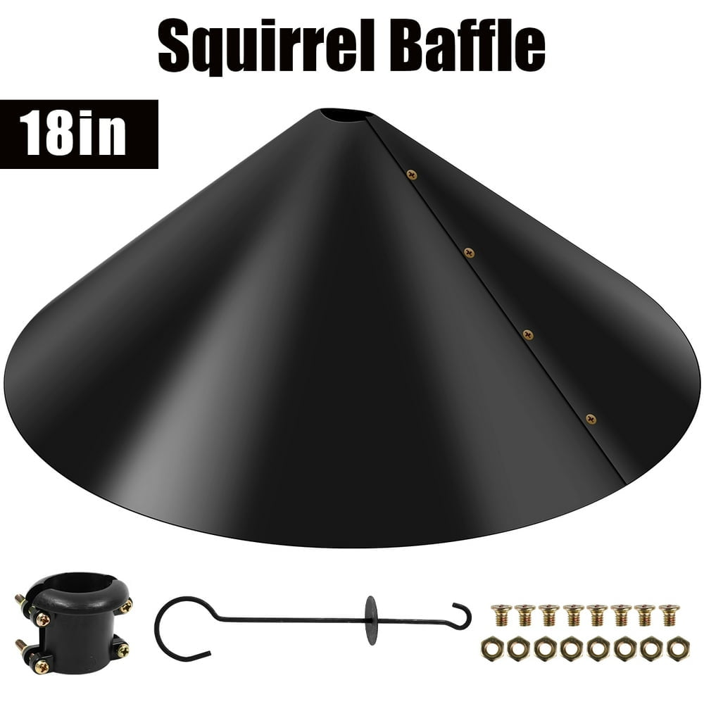 OUSITAID 18in Squirrel Baffle Wrap Around Squirrel Proof Baffles ...