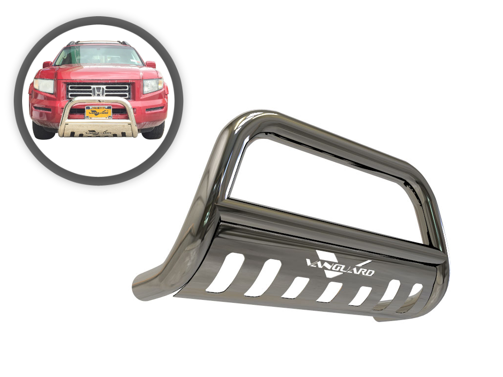 Vanguard Stainless Steel Classic Bull Bar | Compatible with 11-22 Dodge ...