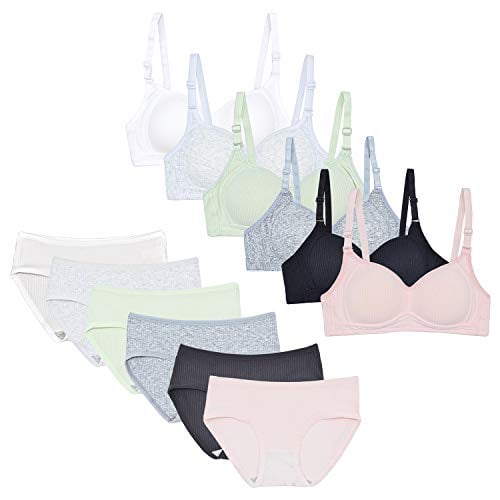 VeaRin Big Girls Wireless Lightly Padded Training Beginner Bras and ...