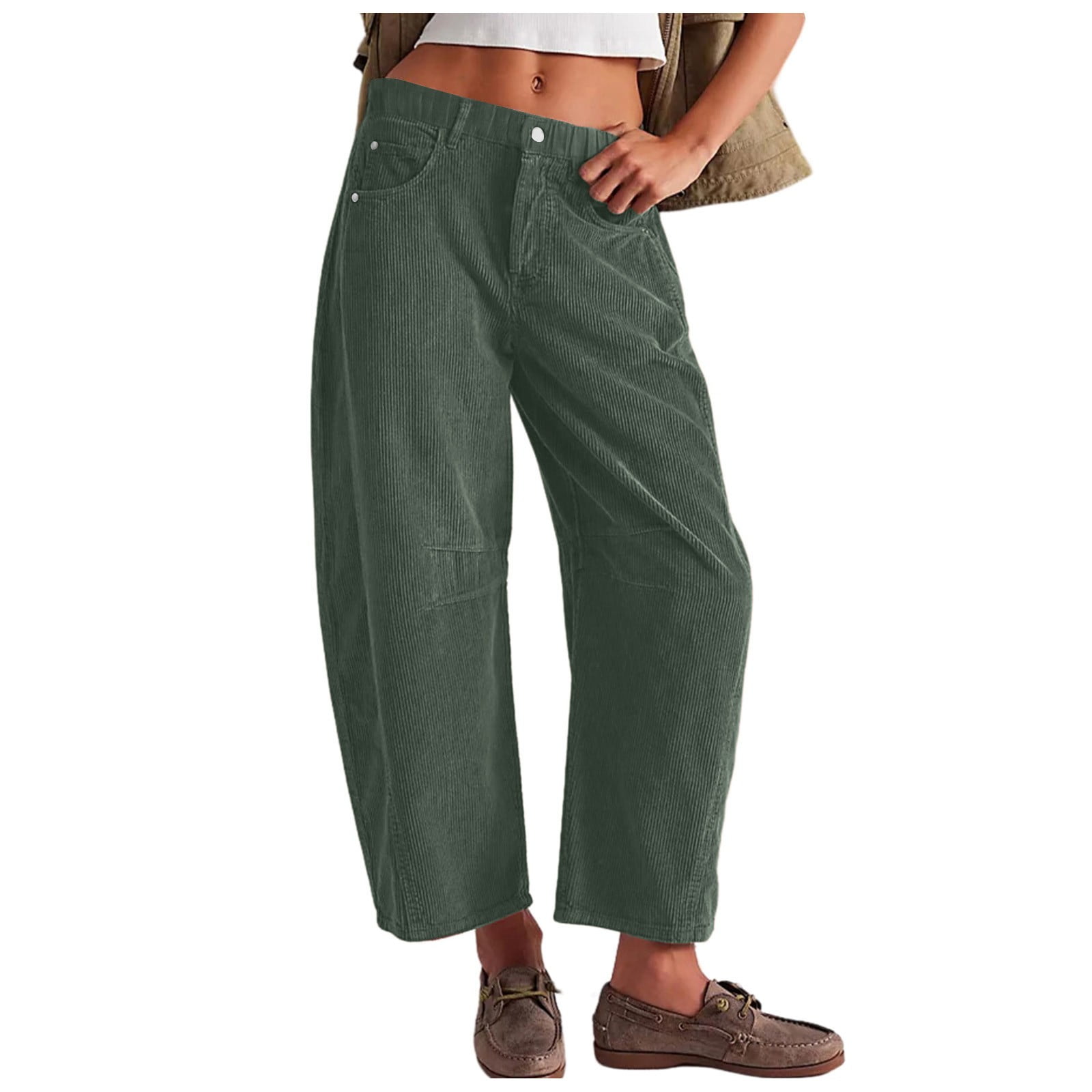 Click here for Visit The Sunlet Store Womens Corduroy Barrel Pant... prices