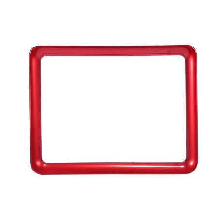 Red Center Console Dashboard Navigation Cover Trim for Dodge Challenger ...