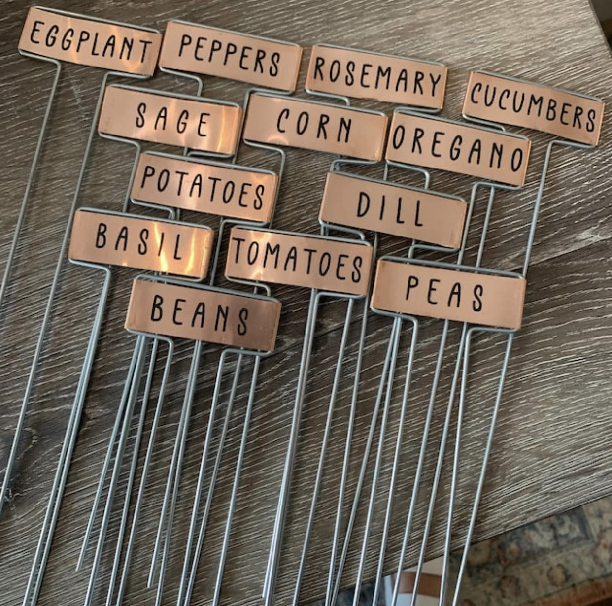Bulk Packs of Copper Plant Tags for Gardens and Plants - Walmart.com