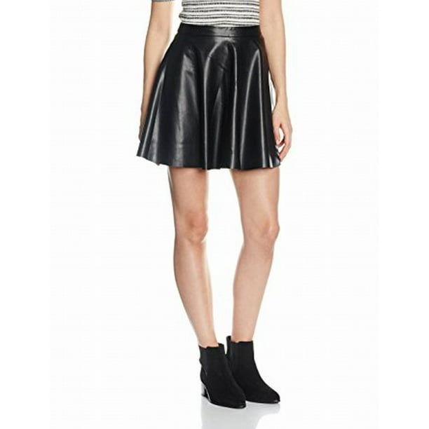 Miss Selfridge Miss Selfridge New Black Womens Size 8 Faux Leather A