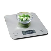 Food Kitchen Scale, Weight Grams and Oz, LED Backlit Display, Stainless ...