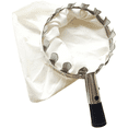 CaraMart Fruit Picker Tool Extendable Stainless Steel Pole with Cloth ...