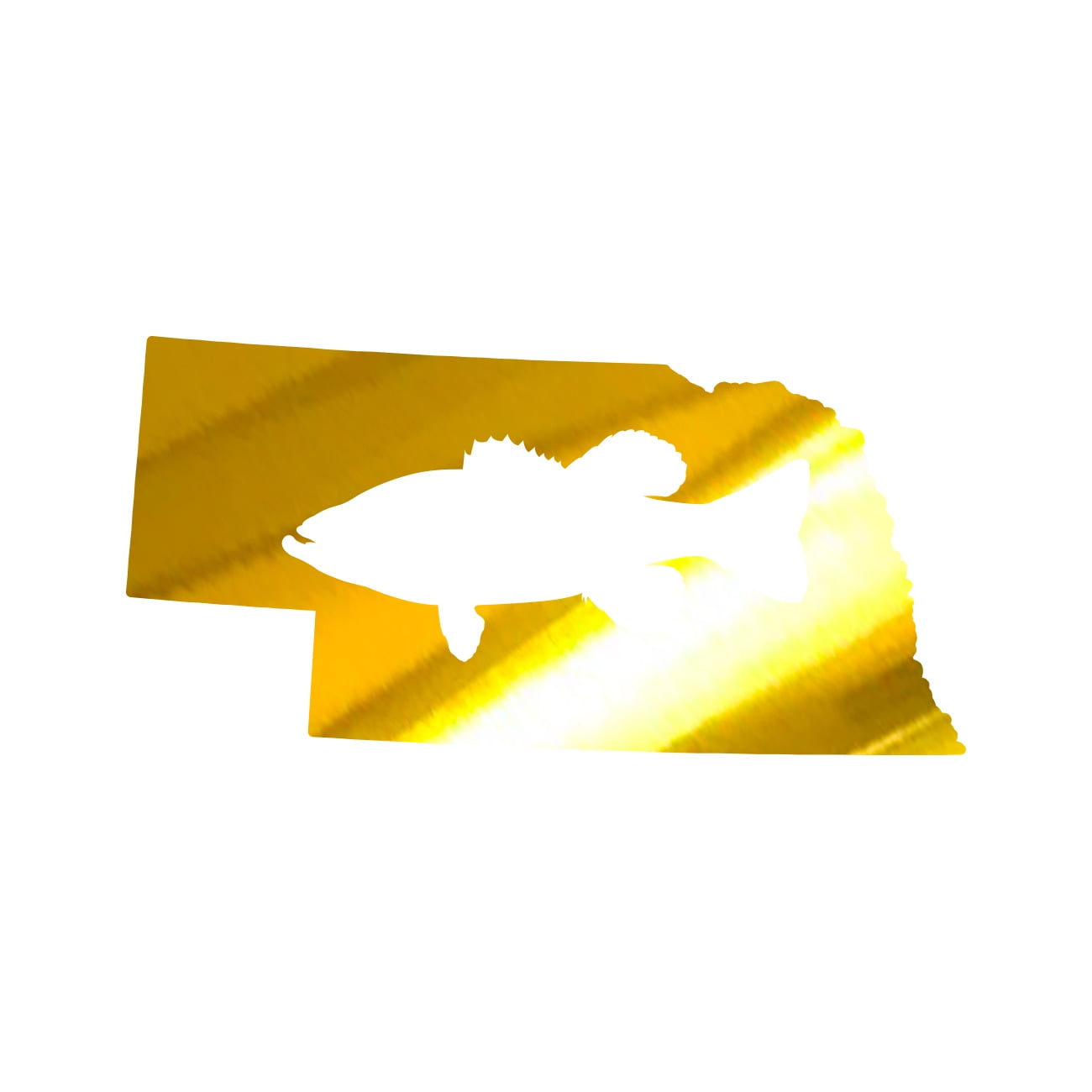 Nebraska Bass Sticker Decal Die Cut - Self Adhesive Vinyl ...