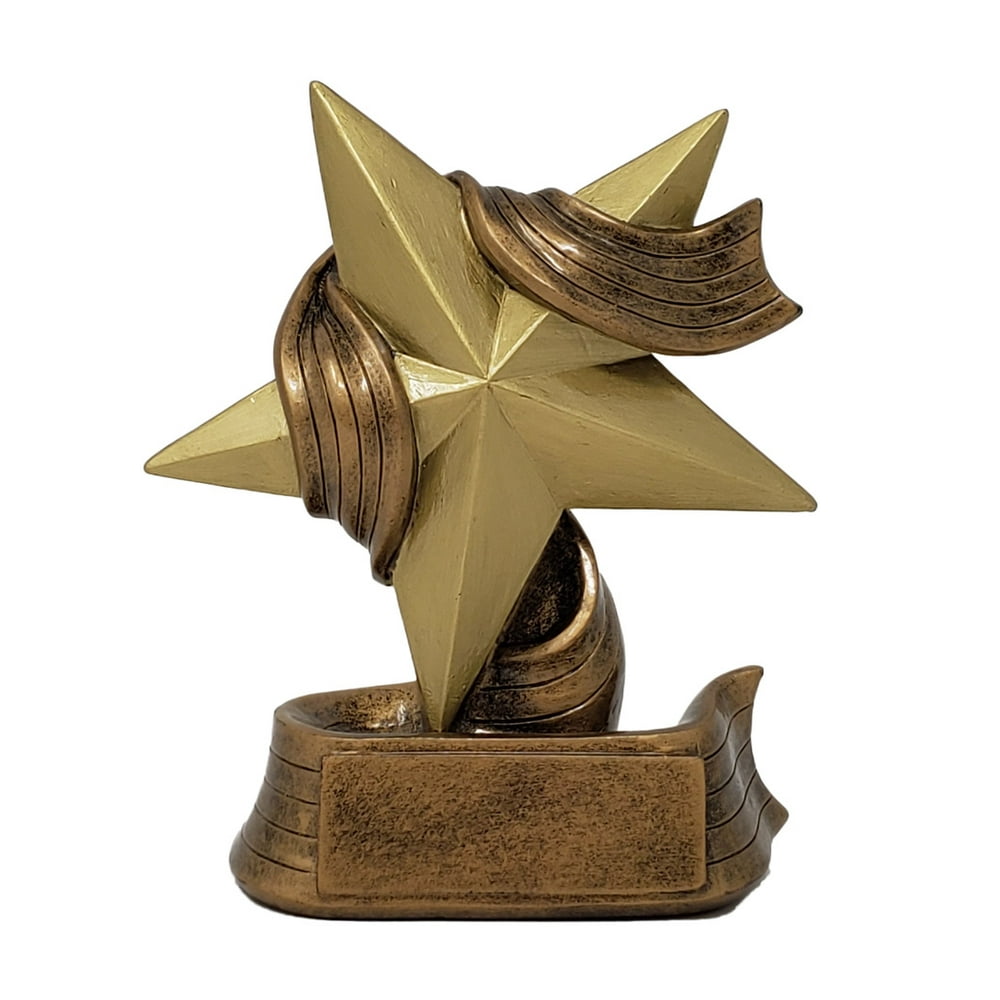 Star Trophy ⭐ Gold Star Award ⭐ Employee Superstar Recognition ⭐ 5 Inch ...