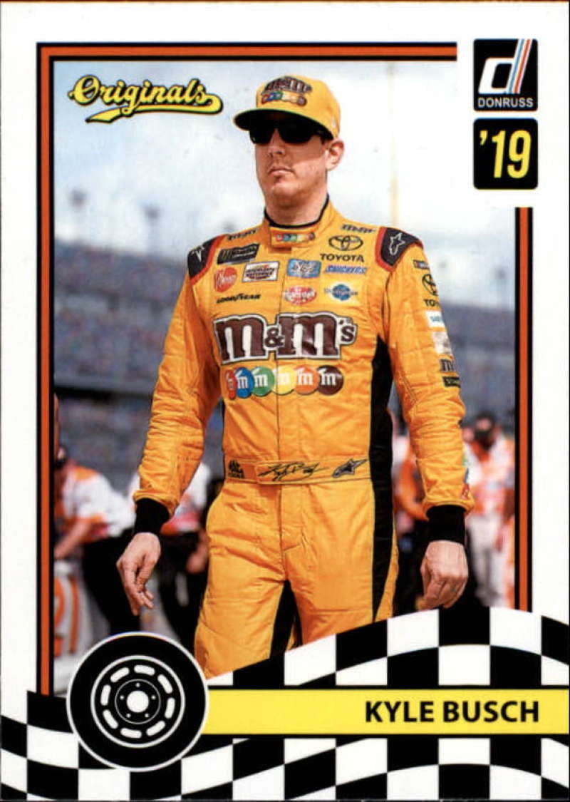 2019 Donruss Originals #4 Kyle Busch M&M's/Joe Gibbs Racing/Toyota ...