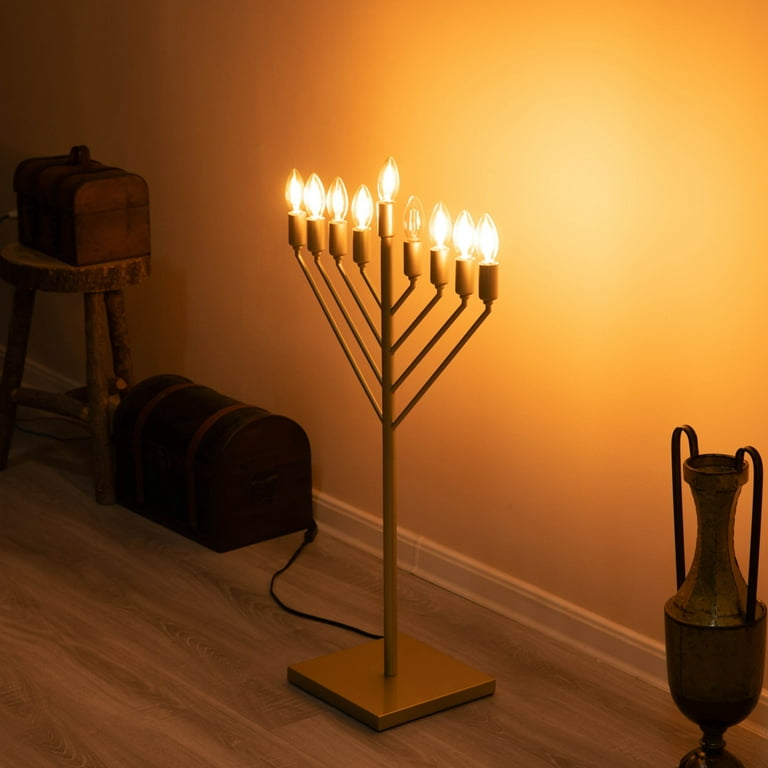 Electric Hanukkah Menorah View :: Rite Lite Ltd.