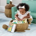 Kaplan Early Learning Company Turtle Washable Wicker Floor Basket ...