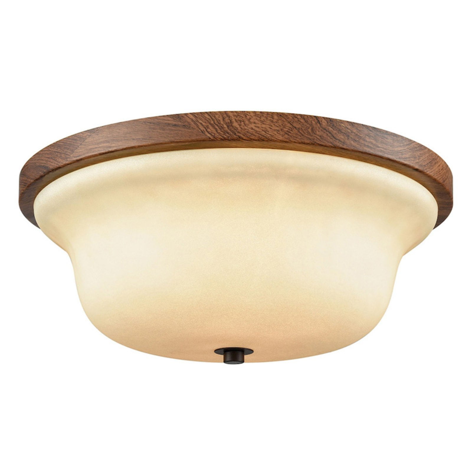 Thomas Lighting Park City CN160231 Wood Grain and Bronze Flush Mount ...