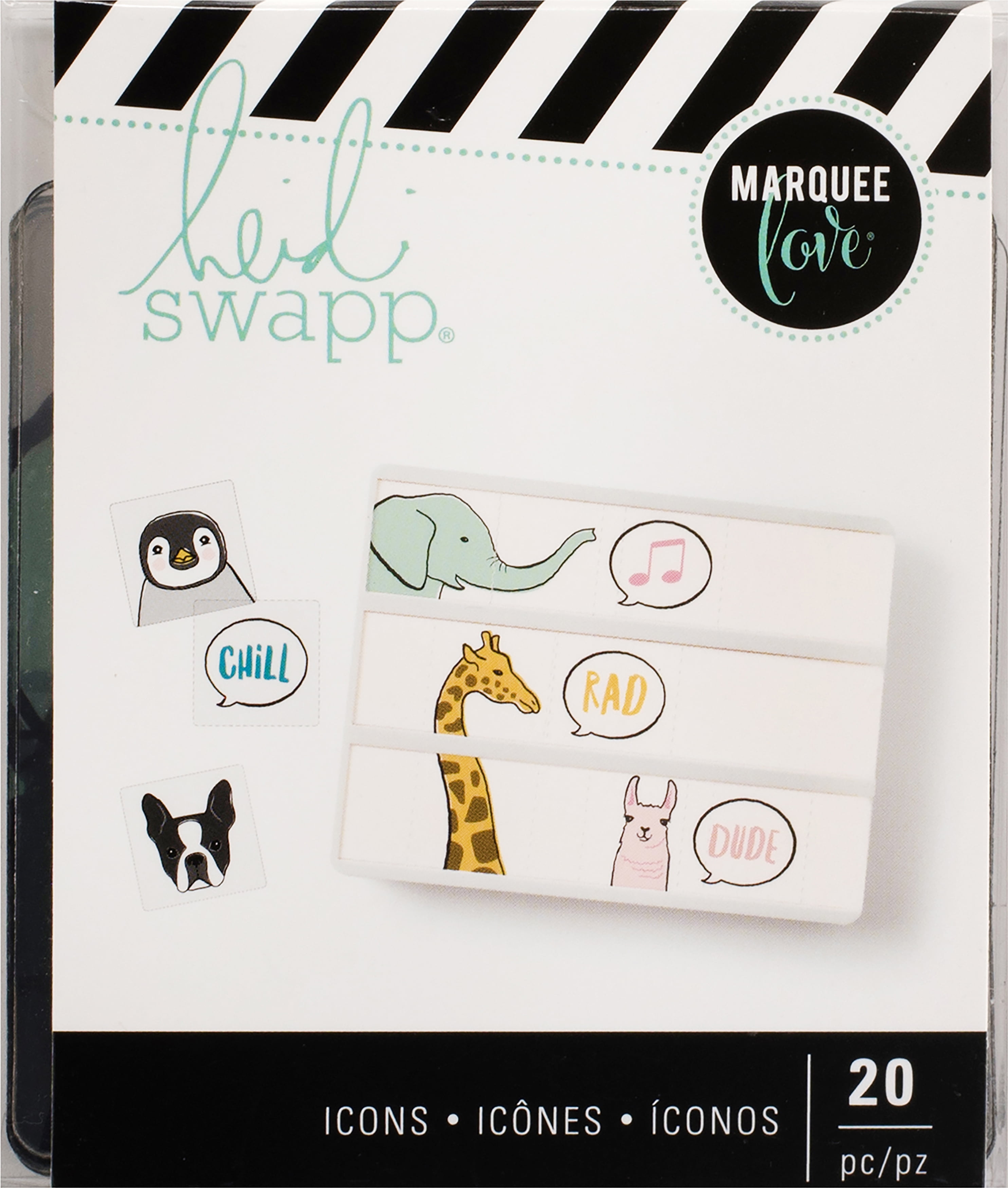 Heidi Swapp Lightbox Inserts 20/Pkg-Talking Animals - Walmart.com