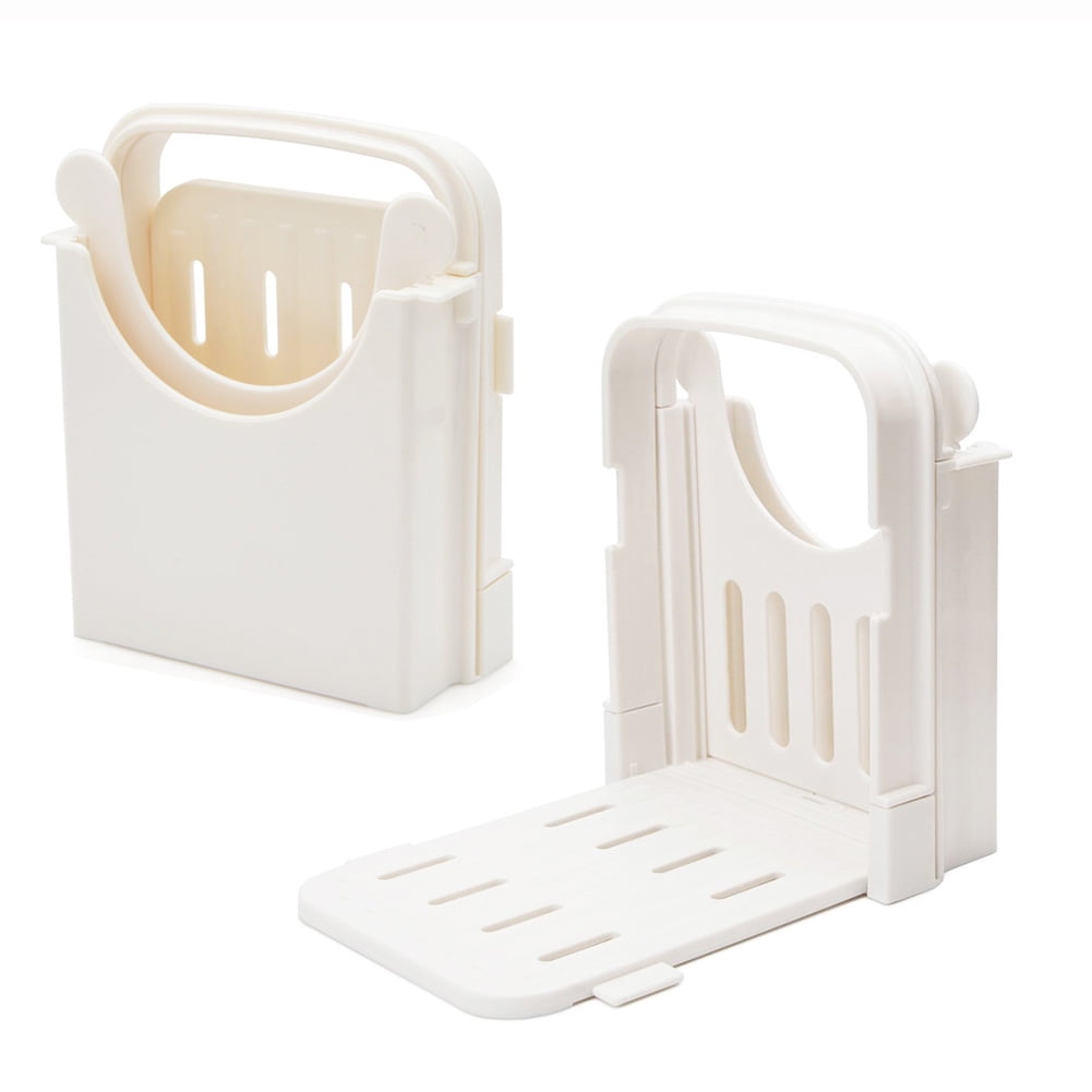 Kitchen Foldable Adjustable Bread Cutter Loaf Toast Slicer Cutting ...