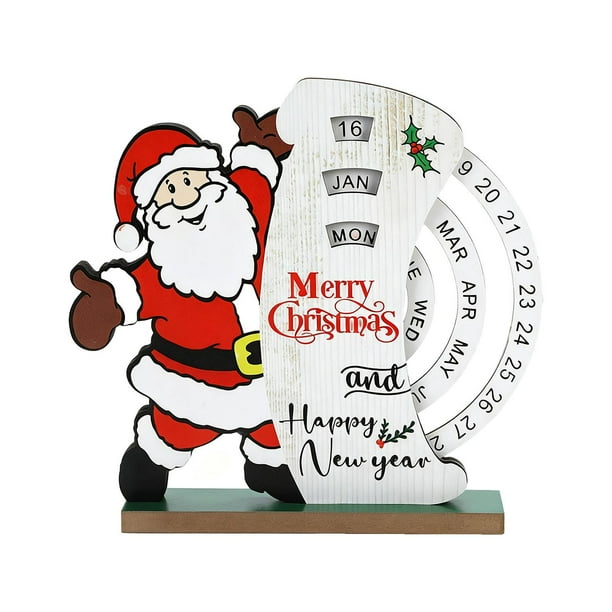 Calendario de Adviento Navideño (Cuenta atrás para Navidad) Decoración ...