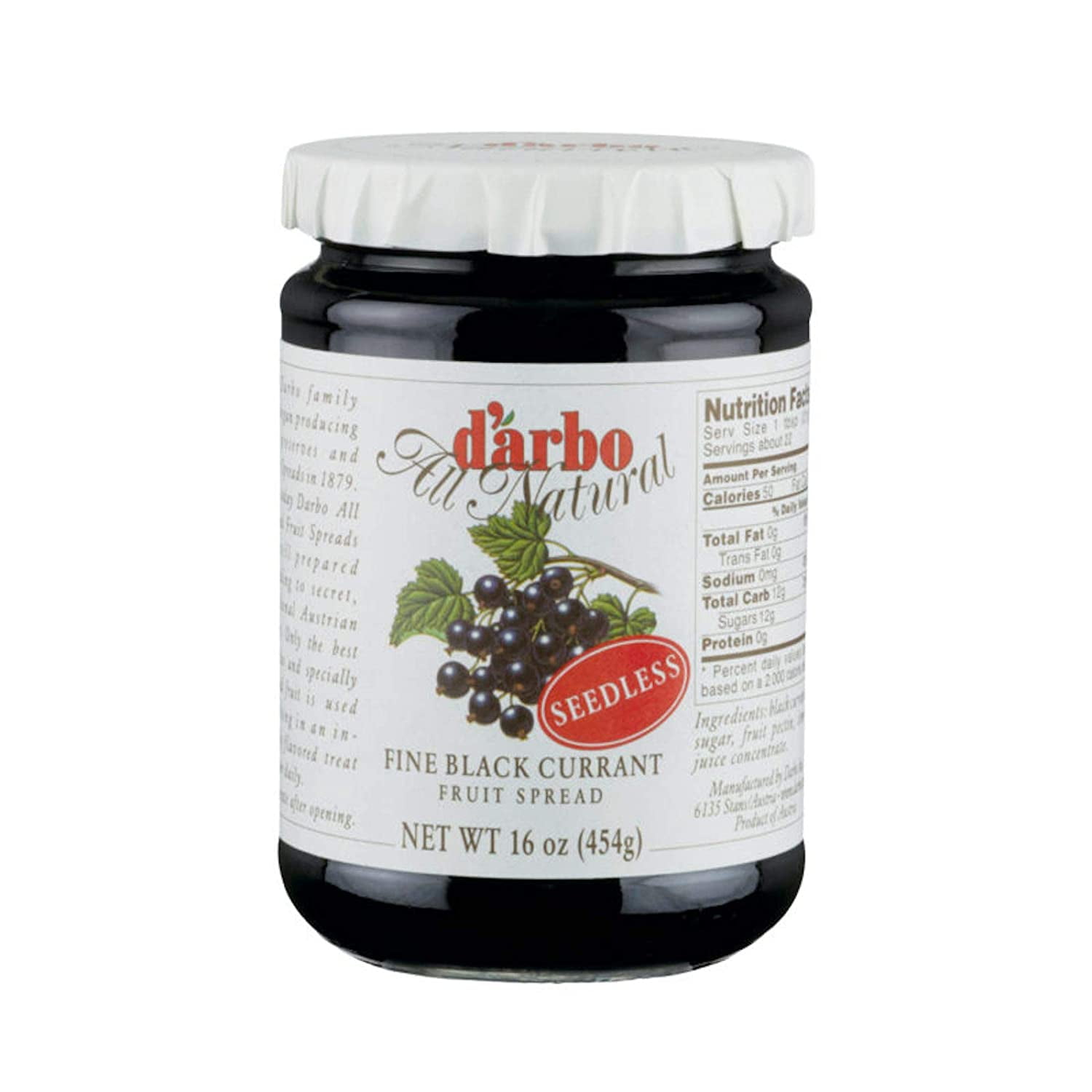 Black Currant Seedless Jam -Black Currant Fruit Spread - Premium ...